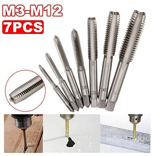 Jual Mata Bor Pembuat Ulir Drat Baut Sekrup Baud HSS Drill Tap Bits Set ...