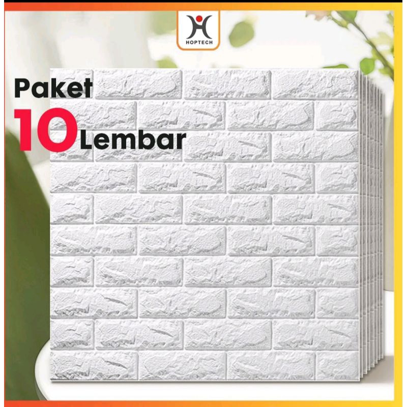 Jual stiker Dinding motif bata putih(10 pcs) | Shopee Indonesia