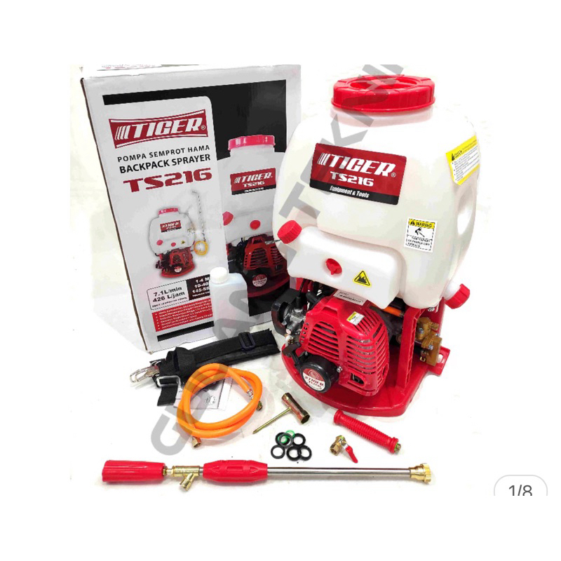 Jual TS216 MESIN SEMPROTAN SEMPROT HAMA 15L KNAPSACK BACKPACK SPRAYER 2TAK TIGER TS767 | Shopee ...