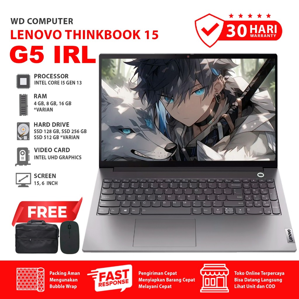 Jual Lenovo Thinkbook 15 G5 intel iris xe i5 1335U | Japan Edition ...