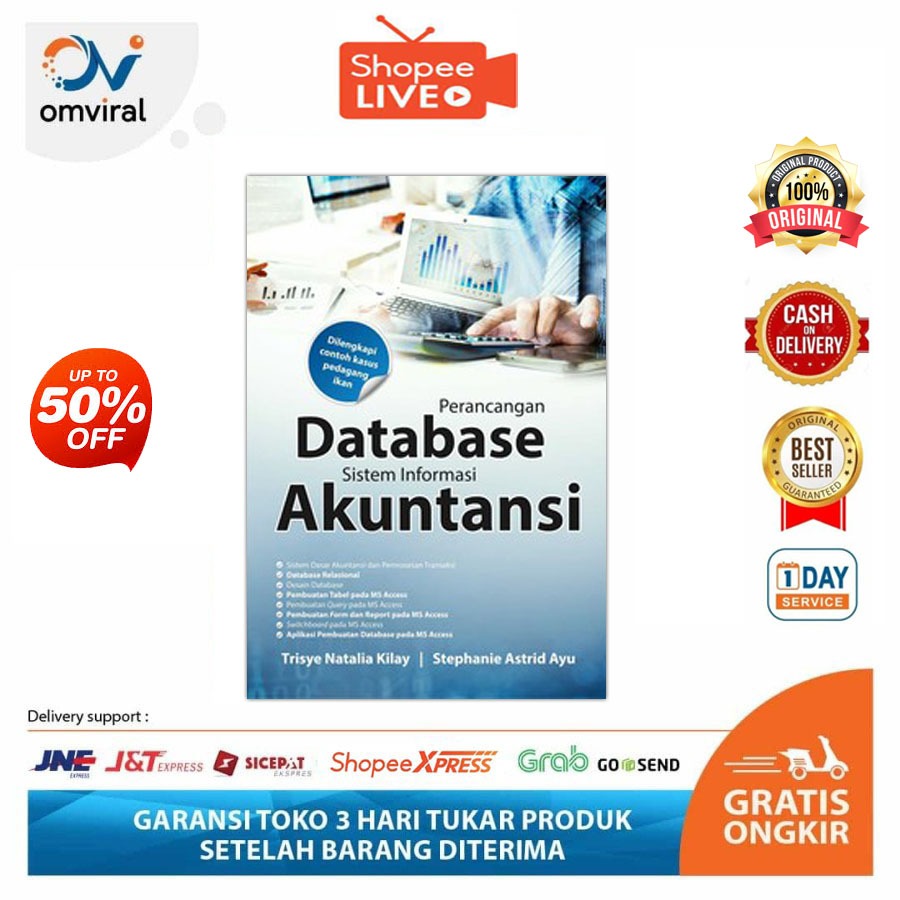 Jual Buku Perancangan Database Sistem Informasi Akuntansi Panduan Dasar ...