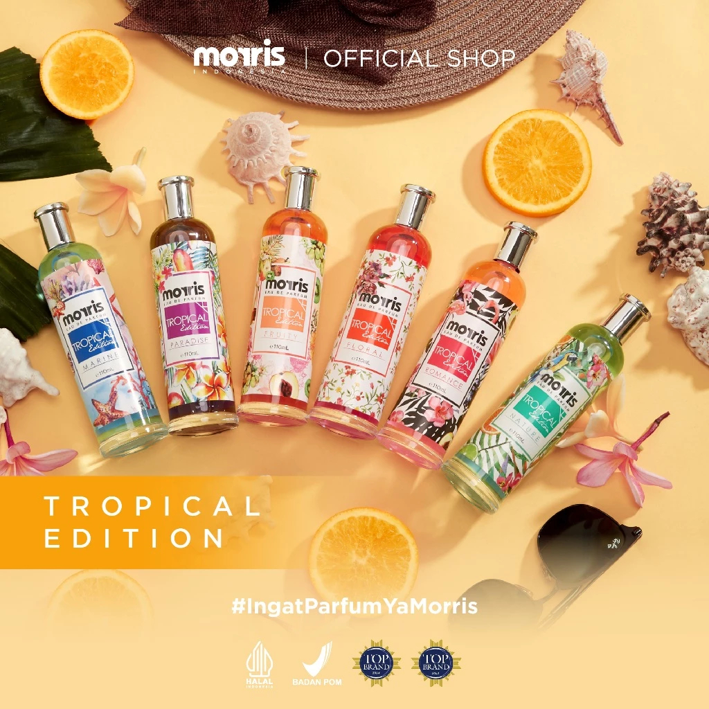 Jual MORRIS - Eau De Parfum Tropical Edition 110 ml | Shopee Indonesia