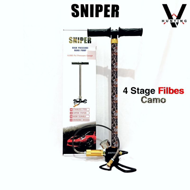 Jual Pompa PCP 4 Stage Kaki Lipat, Pompa 4 Stage Motif Camo, Pompa PCP ...
