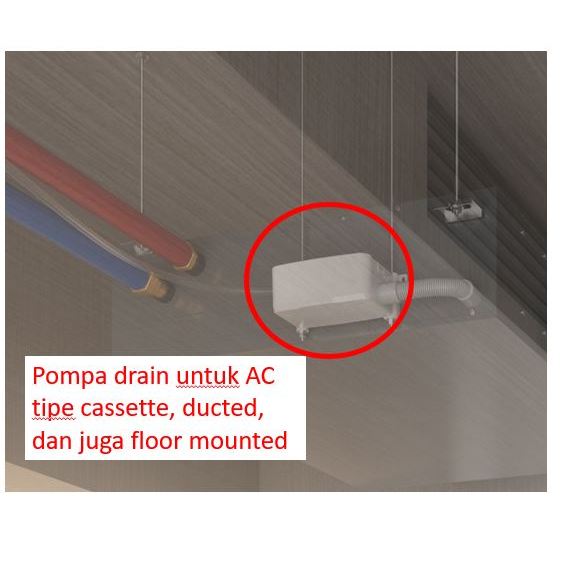 Jual WIPCOOL P110 resistant dirty mini tank pump Drain Pump AC / Pompa ...