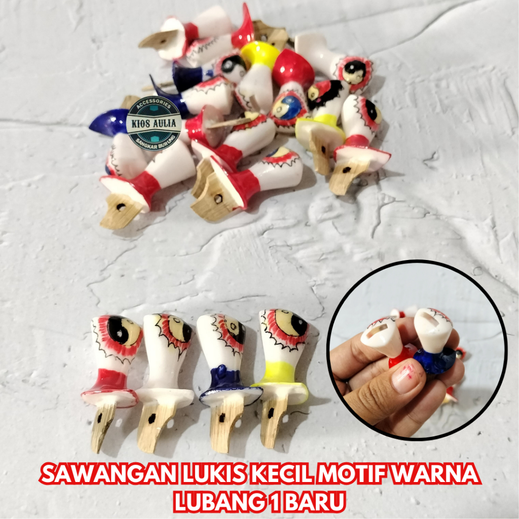 Jual (GROSIR ECER) SAWANGAN MERPATI LUKIS KECIL MOTIF BARU RANDOM ...