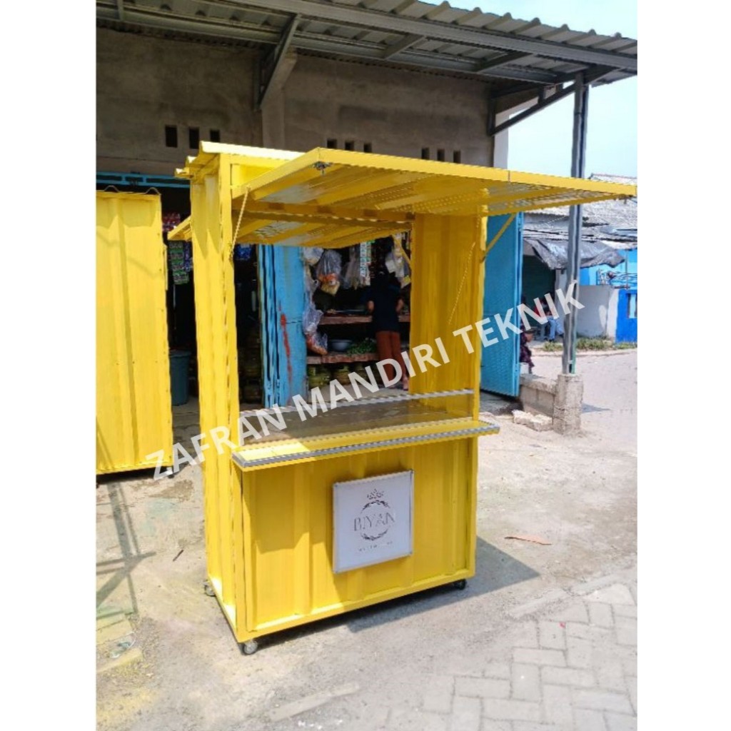 Jual [CUSTOM 8] Booth Container Gerobak Usaha Kekinian | Shopee Indonesia