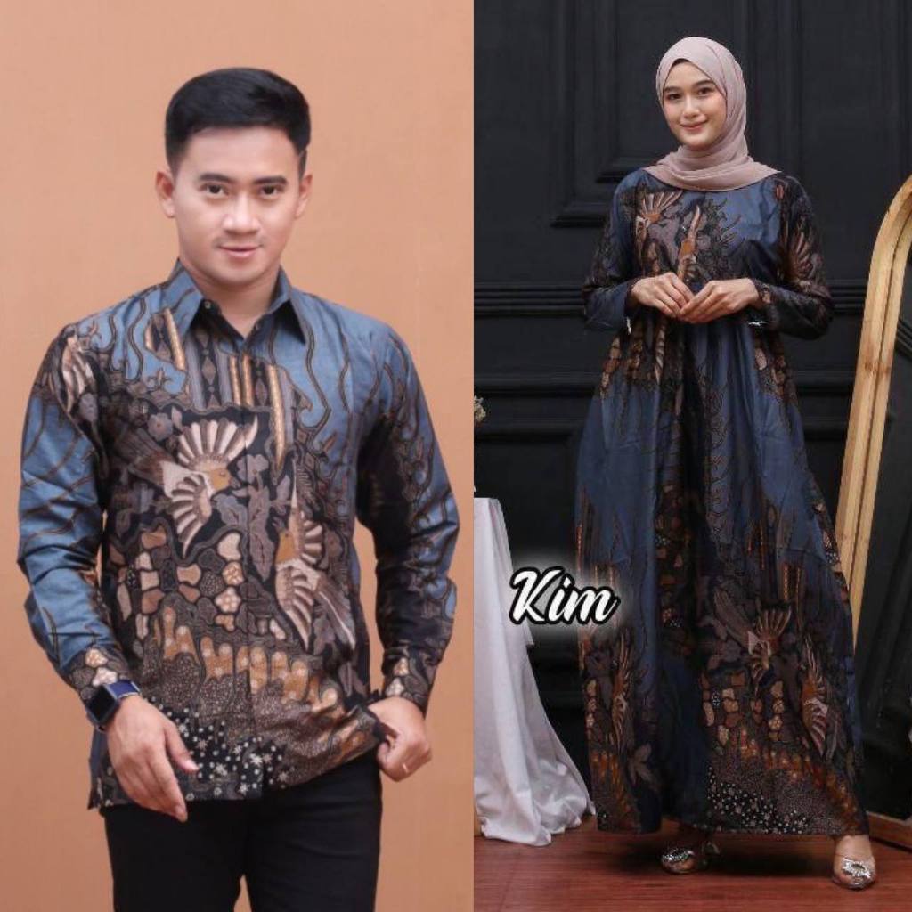 Jual (Harga Sepasang) Couple Gamis Batik Cantik Terbaru dan Terlaris ...