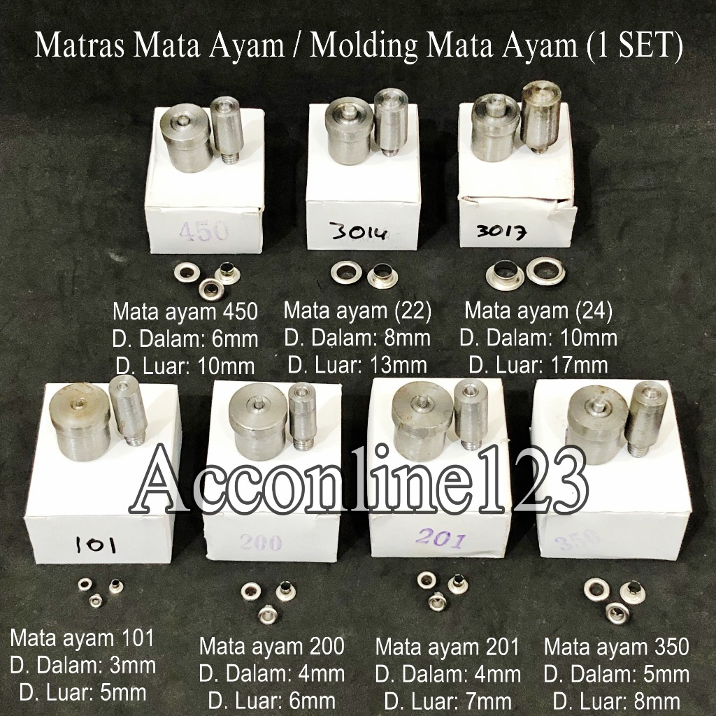 Jual Matras Mata Ayam / Molding Mata Ayam (1 SET) Atas Bawah | Shopee ...