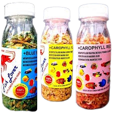 Jual UDANG SUPER CAROPHYL 30GR UDANG KERING PAKAN PELET IKAN HIAS ...
