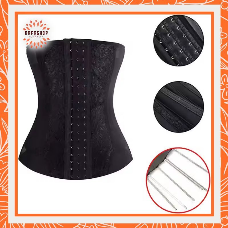 Jual UNDR021 Korset Slimming Pembentuk Tubuh Model Sabuk Klip Motif ...