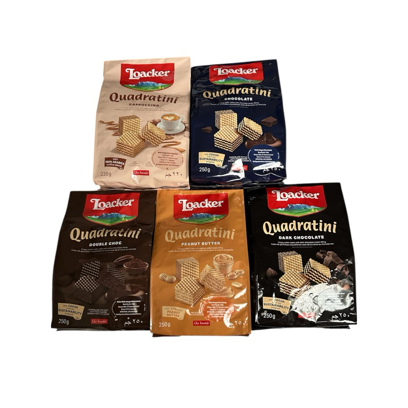 Jual Loacker Quadratini 250gr All Variant Exp 2026 | Shopee Indonesia