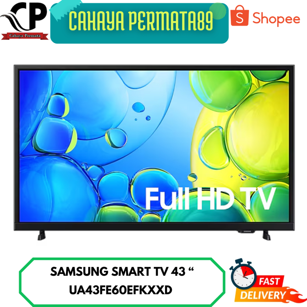 Jual SAMSUNG 43FE60EF SMART TV FULL HD 43 INCH UA43FE60EFKXXD NEW SERIES (2025) | Shopee Indonesia