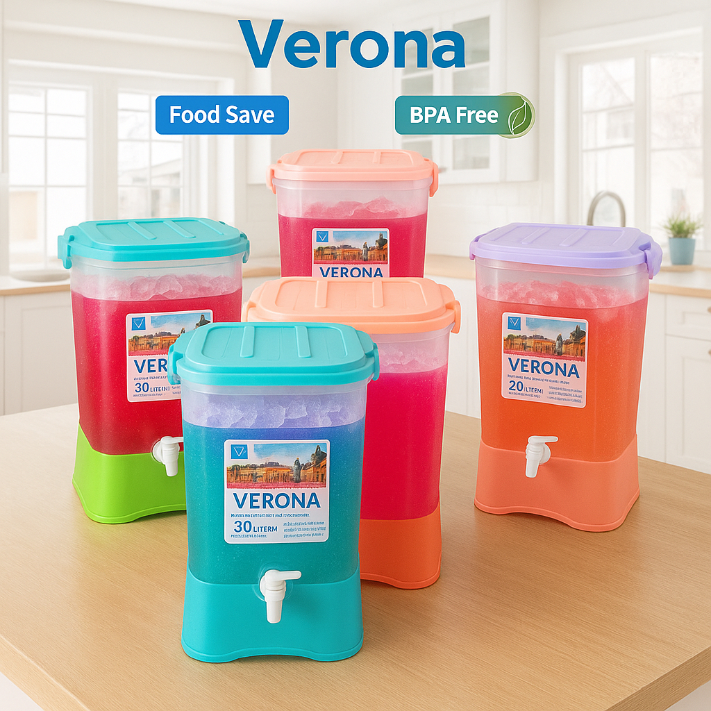 Jual Verona 30L Tempat Es Buah/aneka minuman dengan kran air model ...