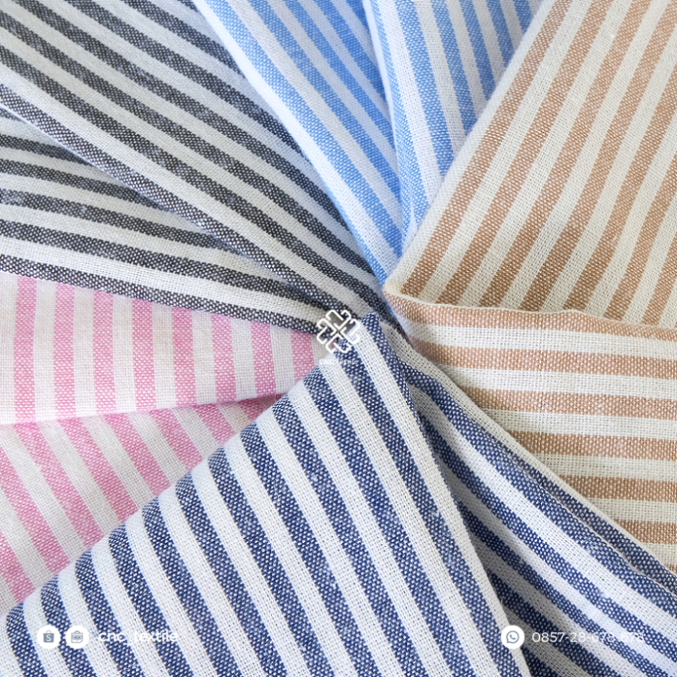 Jual Kain Cotton Salur 414 / Kain Katun Salur / Kain Salur / Kain ...