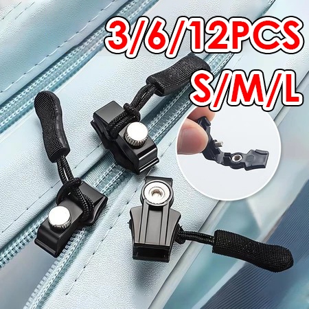 Jual Perbaikan Ritsleting Instan Universal HitamKepala Ritsleting yang ...