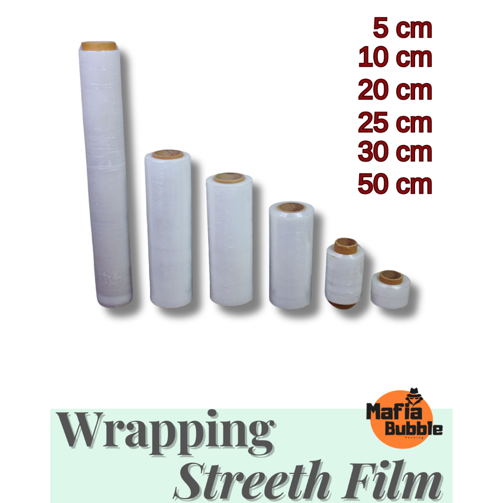 Jual Wrapping Stretch Film Plastik Wrap Bening Reping | Shopee Indonesia