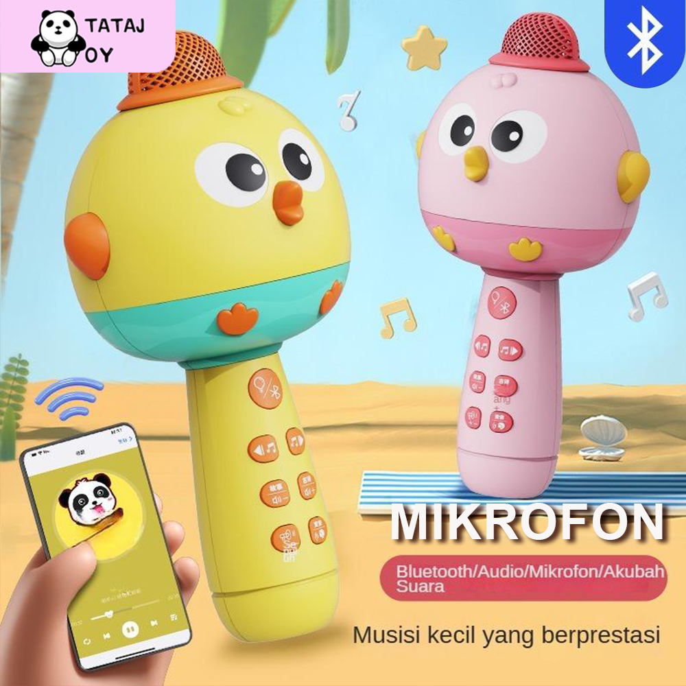 Jual Tatajoy Mainan Mikrofon Anak Karaoke Speaker Bluetooth Mic ...