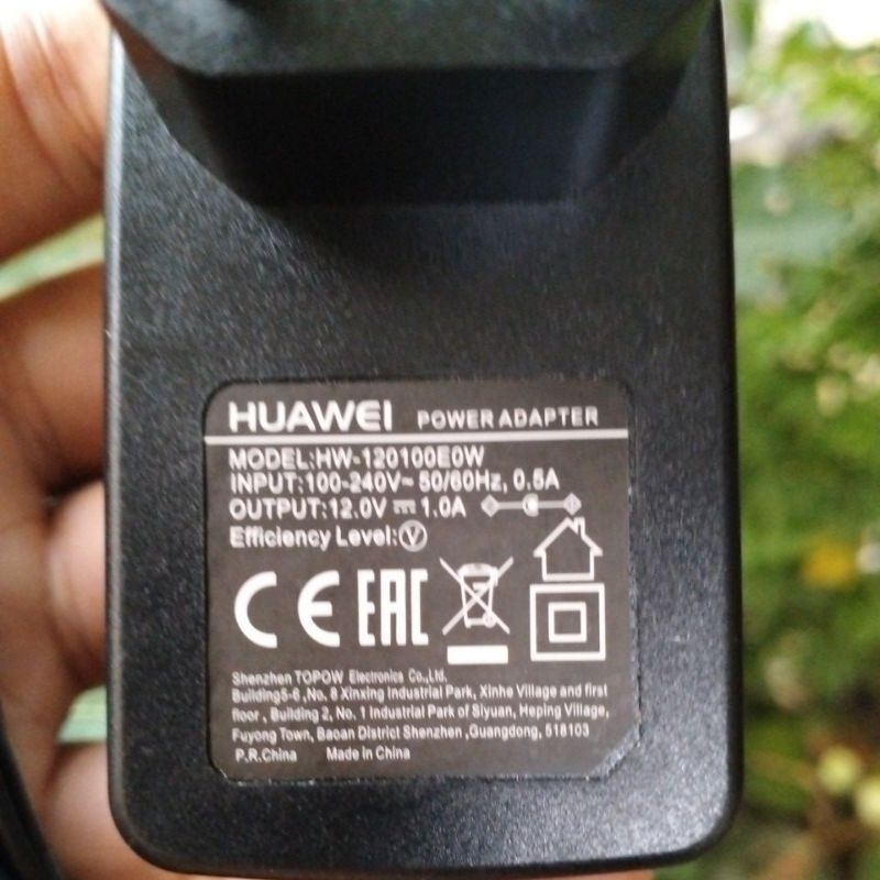 Jual ADAPTOR 12V 1A ORI HUAWEI | Shopee Indonesia