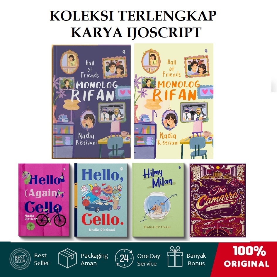 Jual Ready Stok !!! Novel Monolog Rifan Hello, Cello - Hello (Again ...