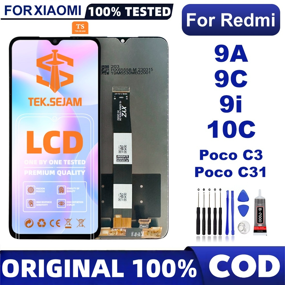 Jual LCD XIAOMI REDMI 9A 9C 9i popoC3 pocoC31 10A FULLSET TOUCHSCREEN ...