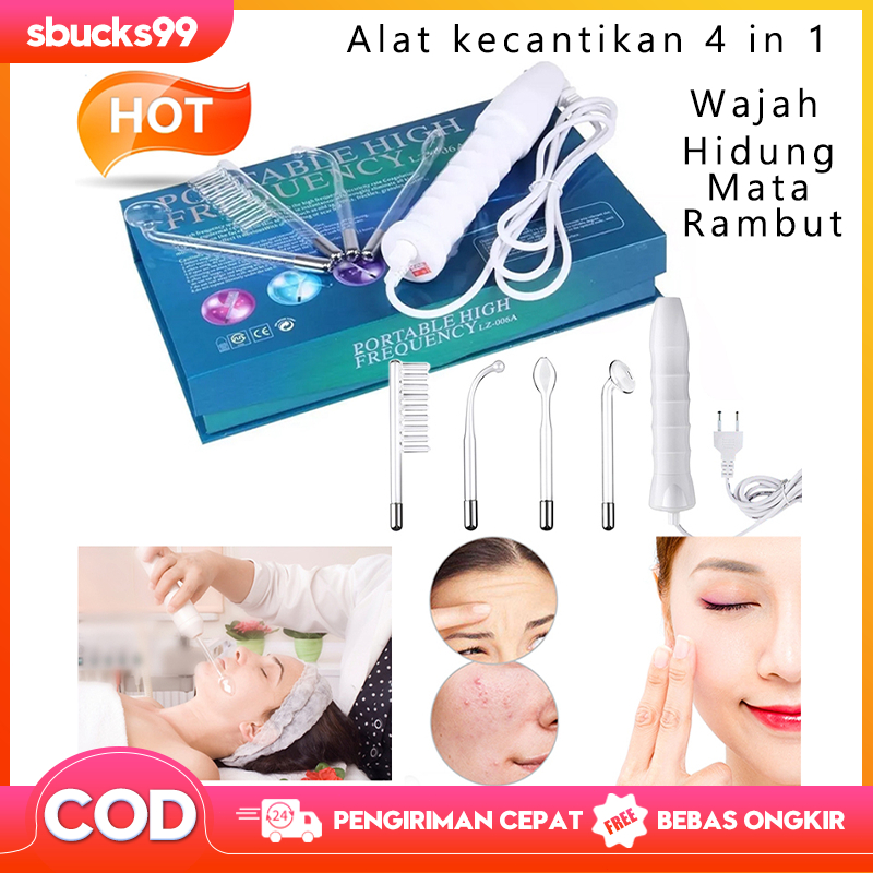 Jual 4 in 1 High Frequency Hf Frekuensi Tinggi Alat Facial Portable ...