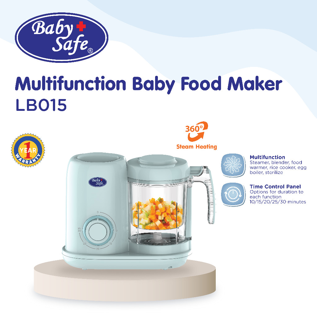 Jual BabySafe - LB015 - Baby Food Maker 7in1| Alat Membuat MPASI Multifungsi | Alat MPASI ...