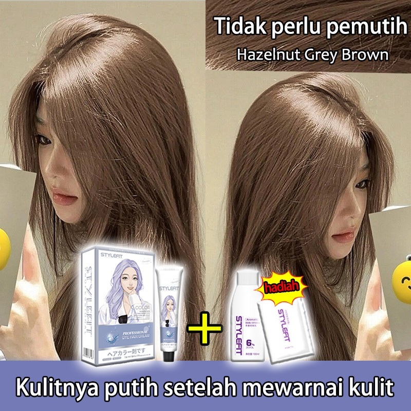 Jual 【Beli 100ml gratis 100ml】cat rambut *200ml Tidak perlu pemutih ...