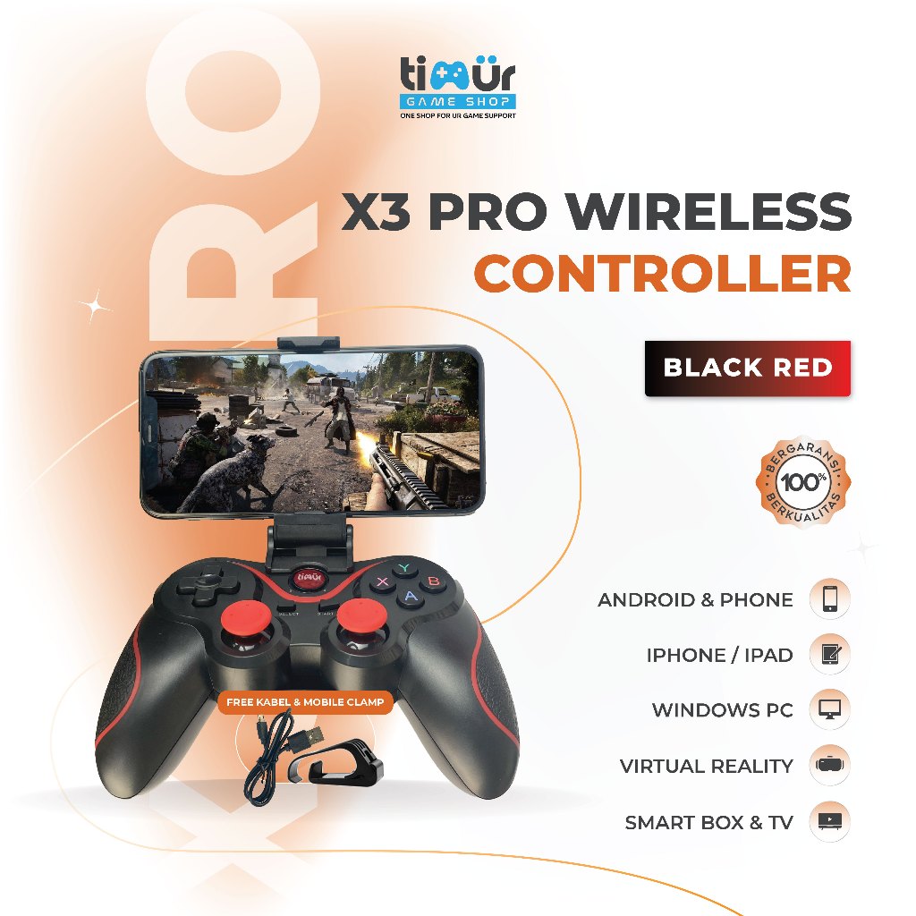 Jual Stik Stick Wireless Controller Bluetooth HP PC Laptop Android IOS ...