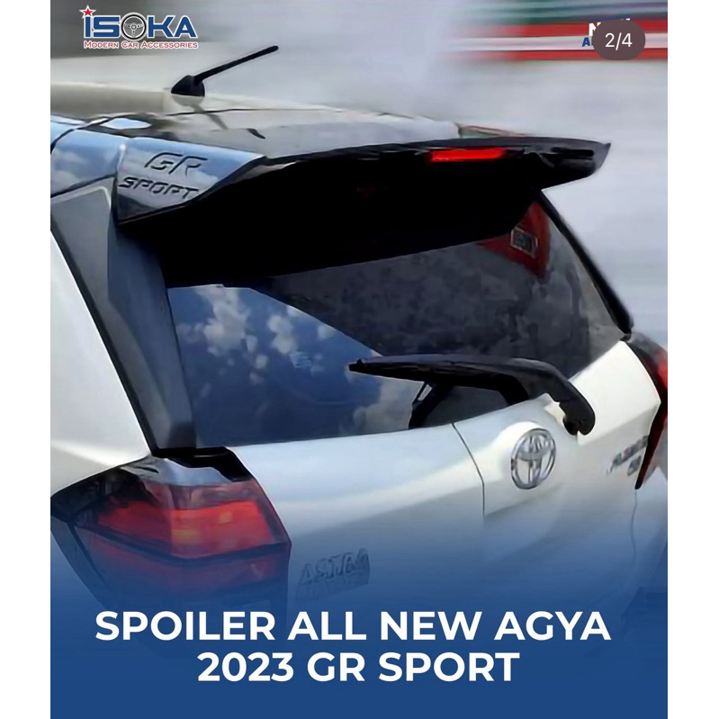Jual AGYA AYLA 2023 2024 2025 SPOILER SAYAP ATAS ATAP BELAKANG BAGASI ...