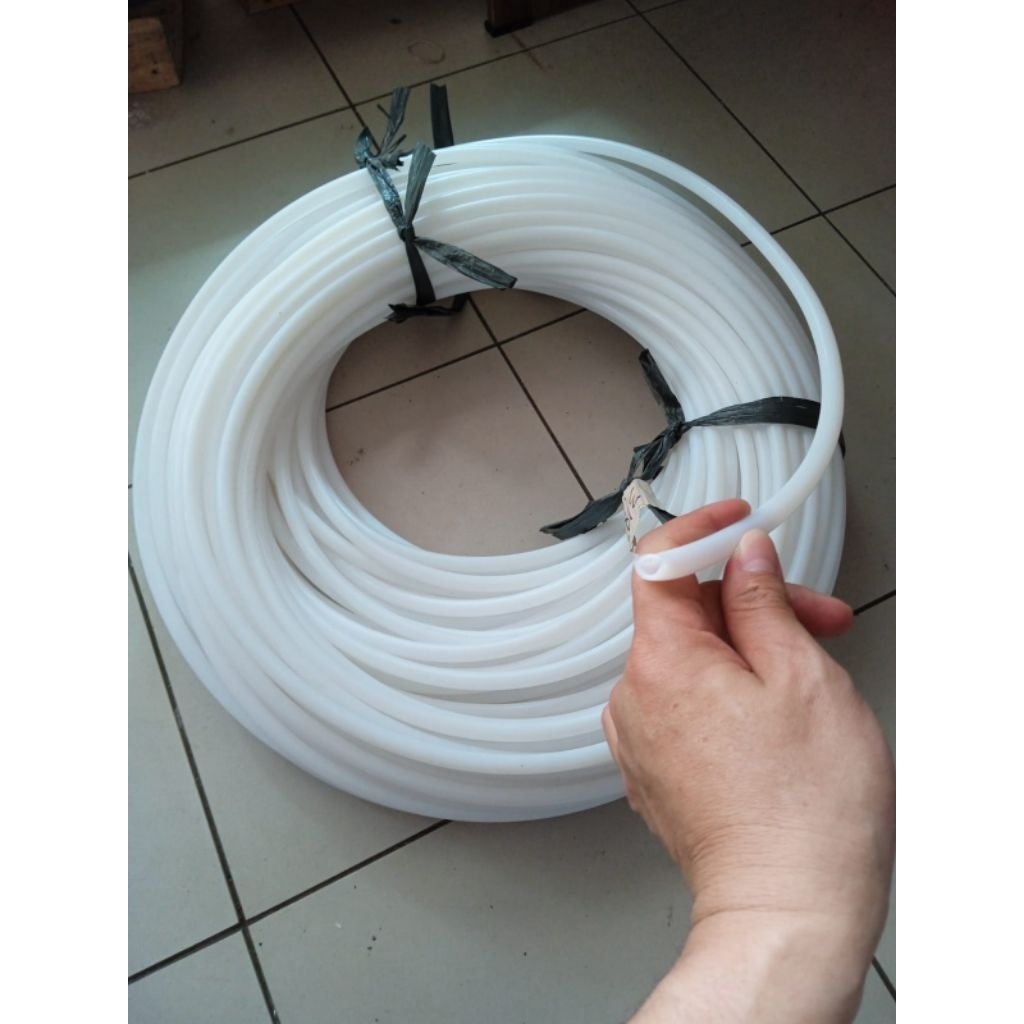 Jual selang teflon PTFE tubing ukuran 8mm x 10mm tahan panas meteran ...