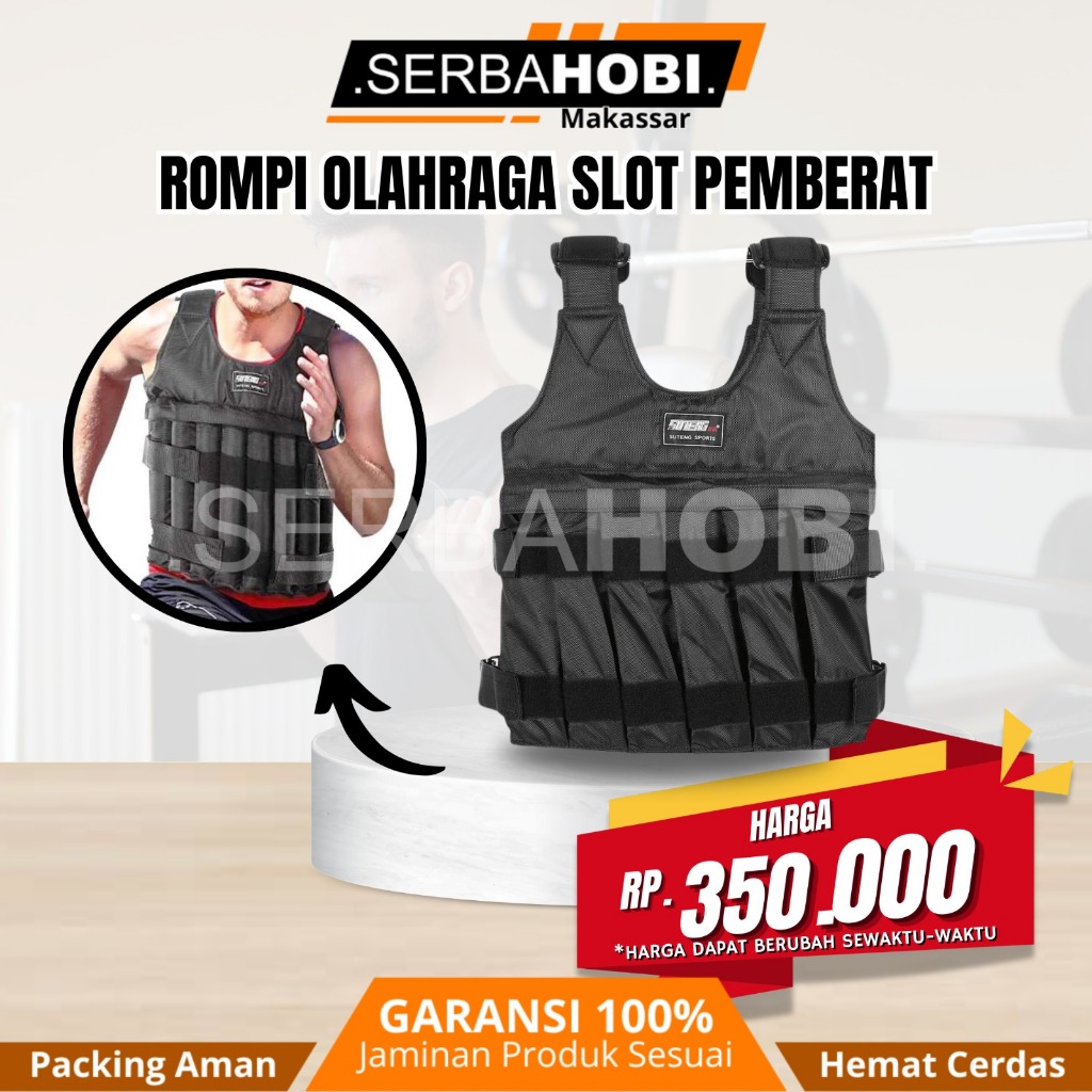 Jual Rompi Pemberat Olahraga Latihan Lari Weighted Vest | Shopee Indonesia