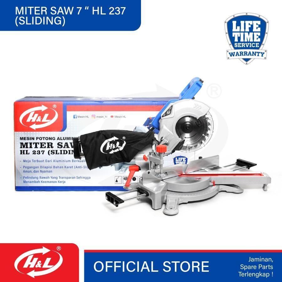 Jual RYU SLIDING Miter Saw 7 inch Mesin Potong Gergaji Aluminium / Miter Saw 7" inch 7Inch ...
