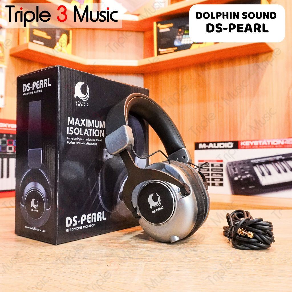 Jual Dolphin Sound ds-pearl ds pearl headphone monitor FLAT | Shopee ...