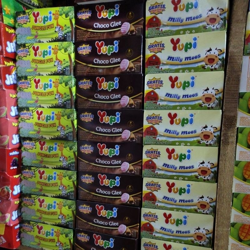 Jual YUPI berbagai macam rasa dan karakter, Eceran 500 Yupi Bolicius ...