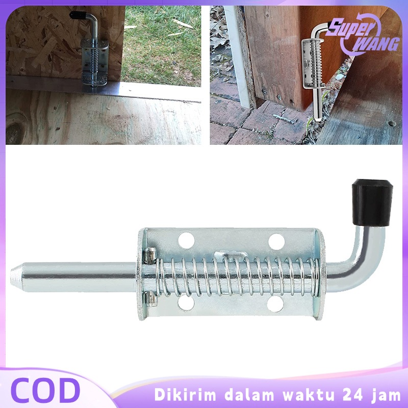 Jual 130mm Spring Loaded Pin Bolt Lock Stainless Steel 304 Spring Latch ...