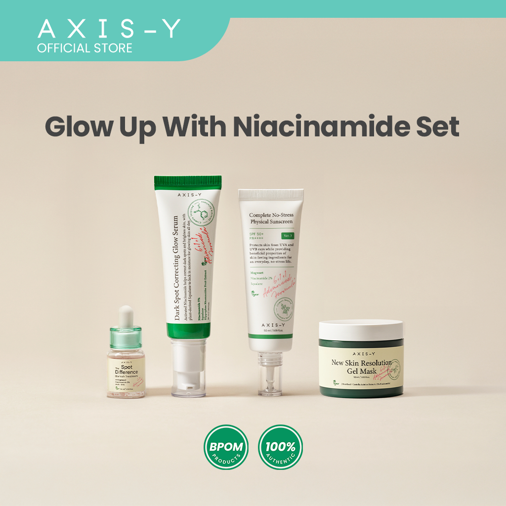 Jual AXIS-Y - Glow Up With Niacinamide Set (Glow Serum, Spot Treatment ...