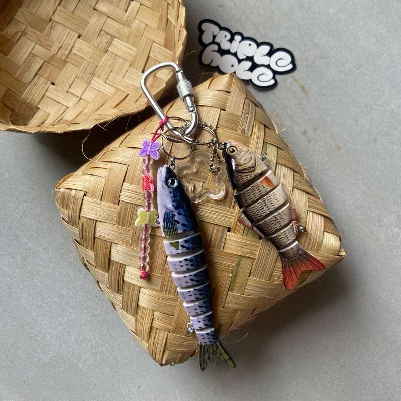 Jual BAG CHARM FISH SALMON - KEYCHAIN FISH Y2K VOL.76 | Shopee Indonesia