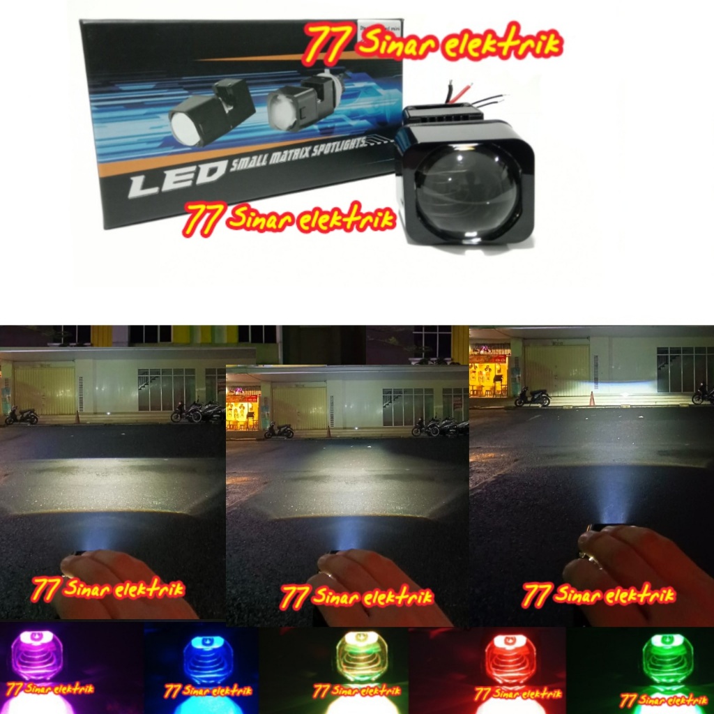 Jual Lampu Tembak Matrix X1 GMS Plus Devil RGB 1.5 INCH Cahaya Fokus ...