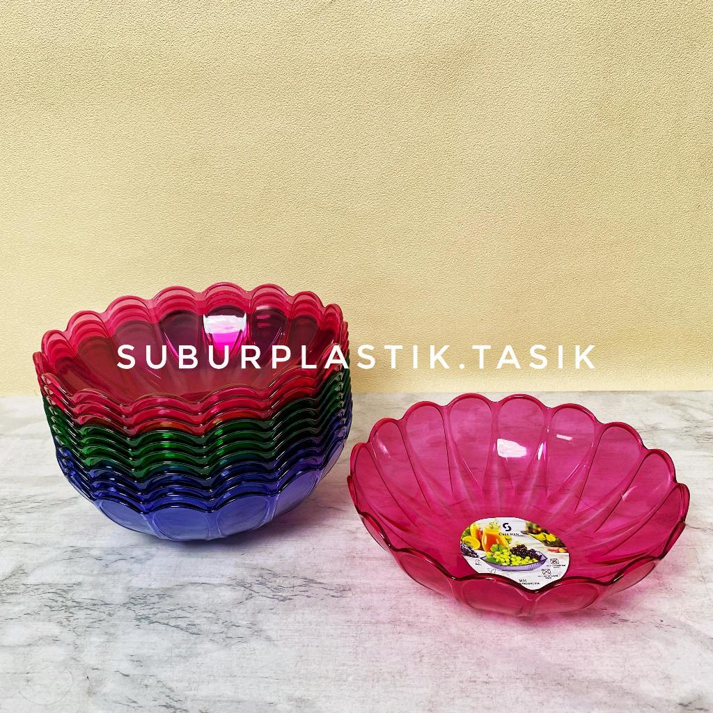 Jual [6 Pcs] Mangkuk Buah Cherin 3014 | Bahan Plastik Tebal Bentuk ...