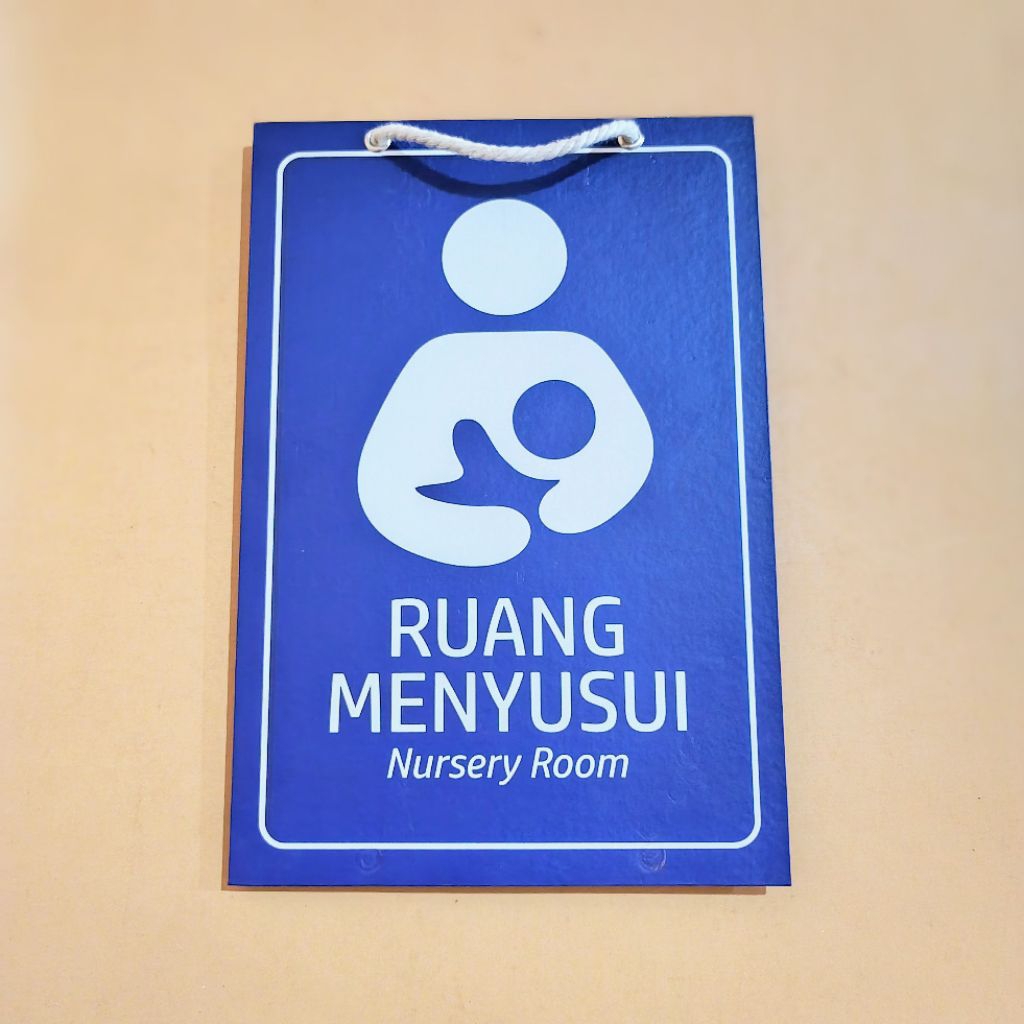 Jual Hard Poster Papan Nama Ruang Menyusui - Ruang Sedang Di Pakai ...