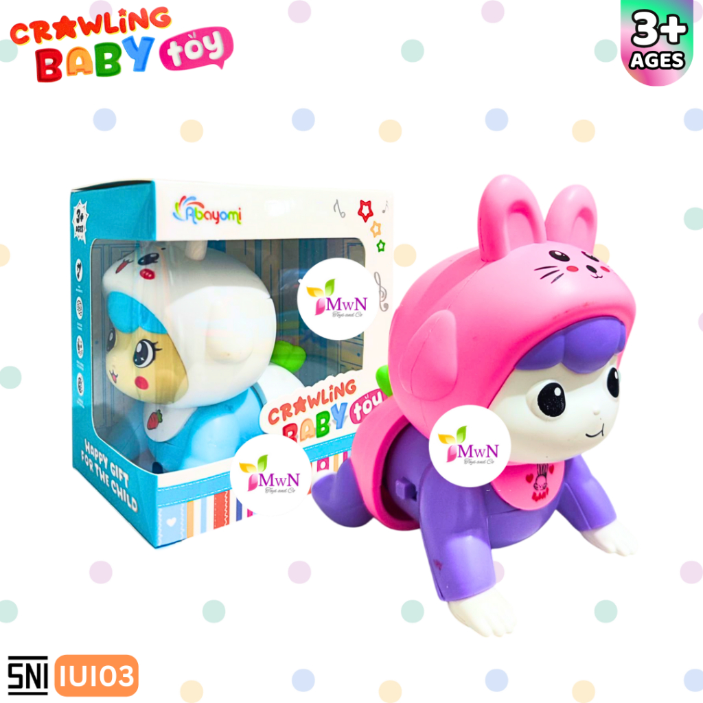 Jual MWN Mainan Crawling Baby Rabbit IU03 | Shopee Indonesia