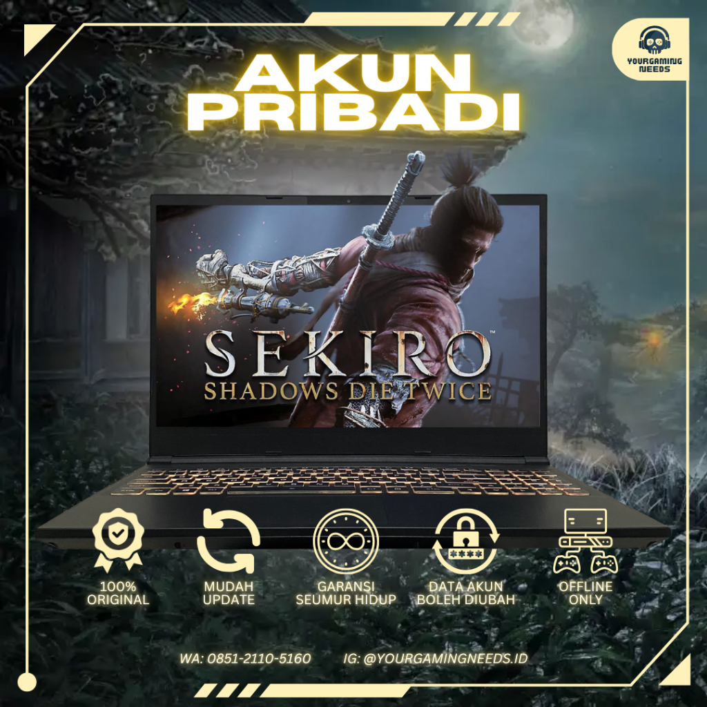 Jual (Akun Pribadi) Sekiro: Shadows Die Twice Game PC 100% Original Akun Steam Bukan Sharing ...