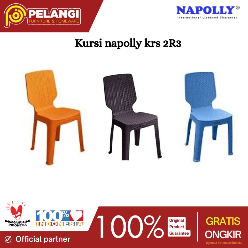 Jual Kursi Napolly Krs 2R3 jati/ckmr/Hipas/Bipas | Kursi Plastik ...