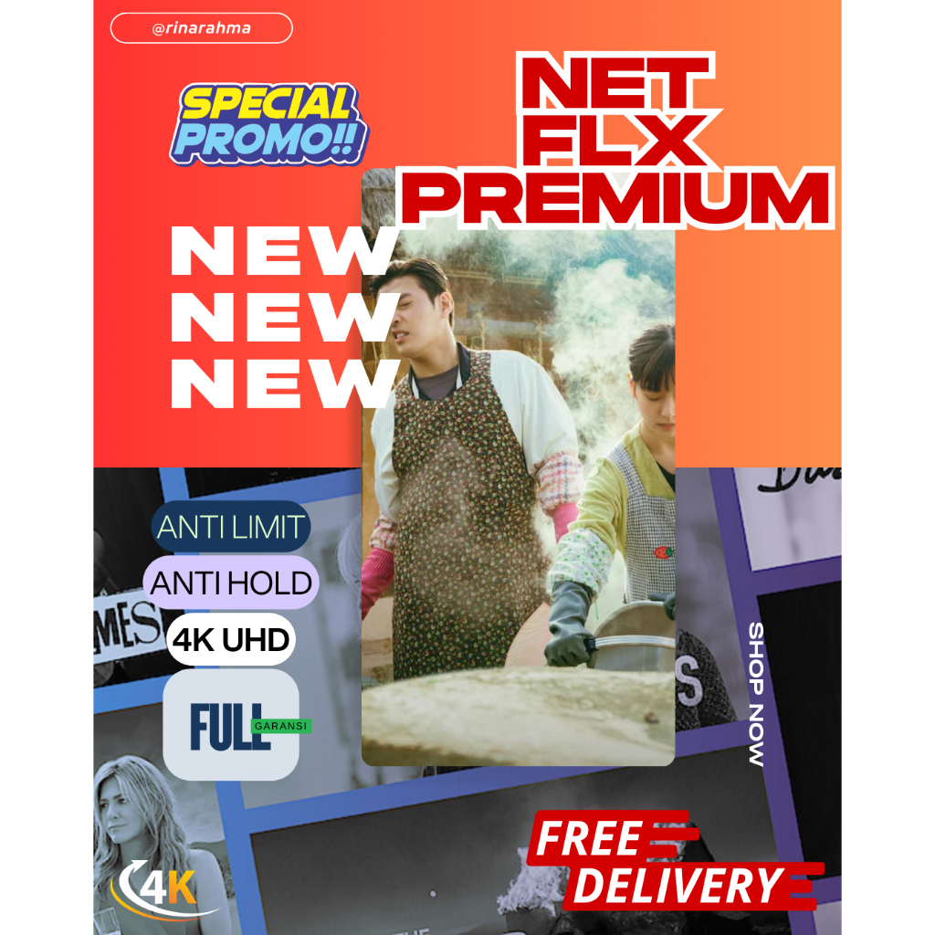 Jual NETFLIK 1/2/3 BULAN UHD 4K PRIVATE / SHARING FULL GARANSI RESMI NETFLIXX PREMIUM MURAH ...