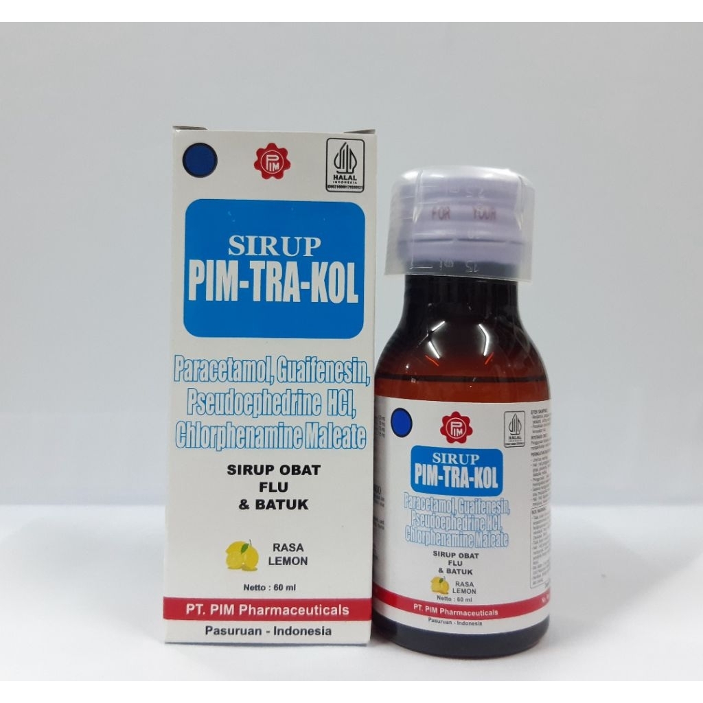 Jual Pim-Tra-Kol Lemon Sirup 60ml | Shopee Indonesia