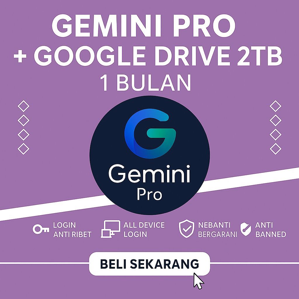 Jual Gemini AI PRO siap kirim cepat | Shopee Indonesia