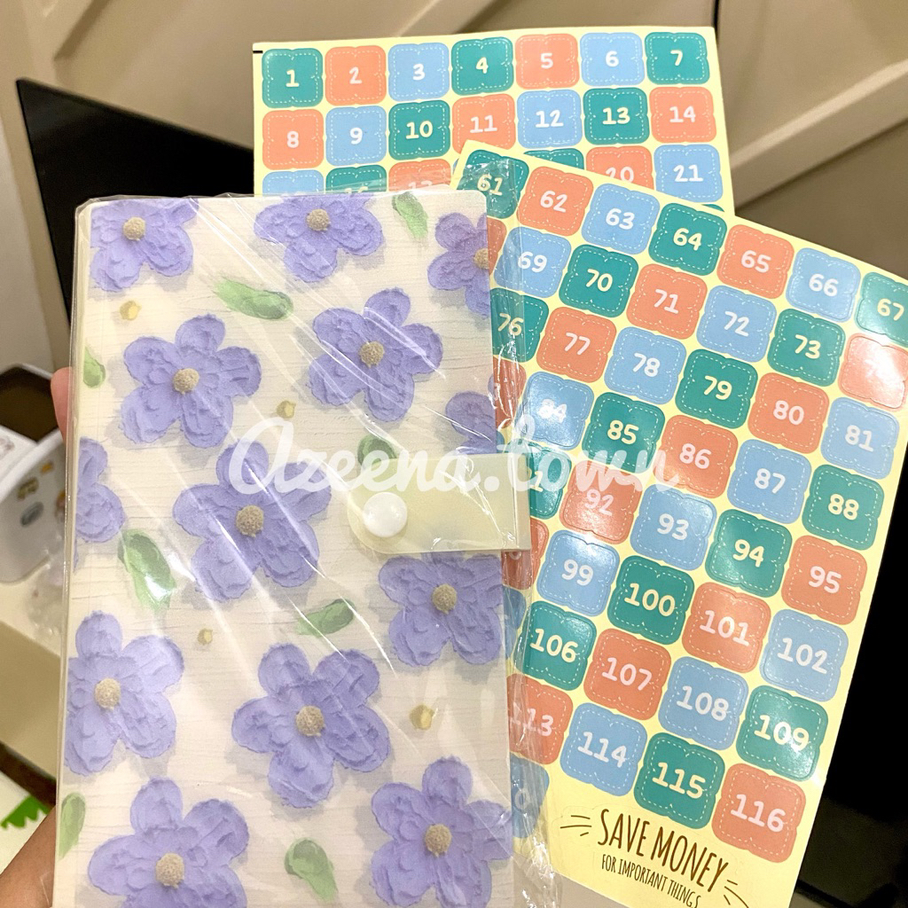 Jual PAKET ALBUM MENABUNG ISI 120 & 240 SLOT + STIKER ANGKA 1-120 & 1 ...