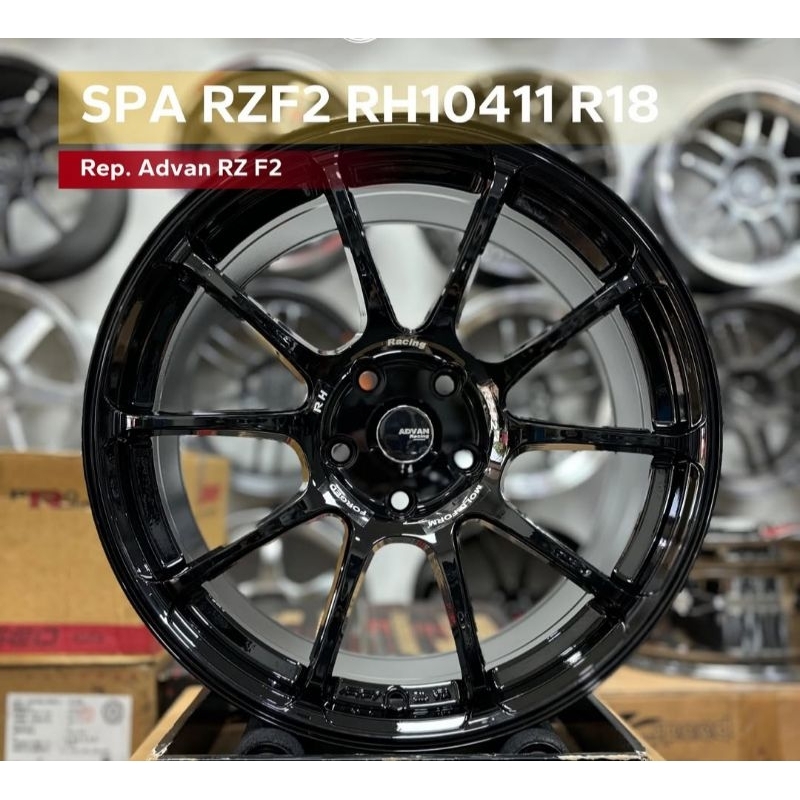 Jual velg mobil racing r18 ADVAN RZ FLOW NYA LEBAR 8,5 PCD 5X114,3 ET 38 velg mobil ring 18 ...