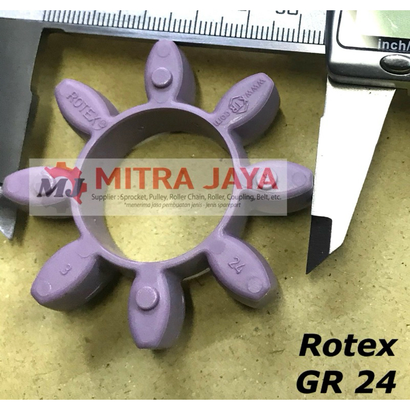 Jual RUBBER COUPLING ROTEX GR 24 ( KARET KOPLING ROTEX ) | Shopee Indonesia