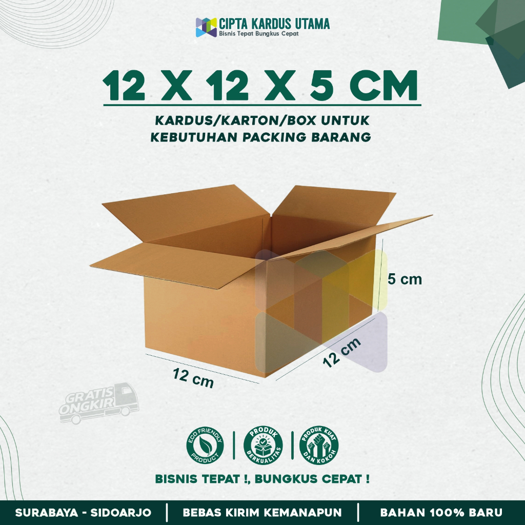 Jual Kardus Packing 12x12x5 | Box packing | Karton Packing | Shopee ...